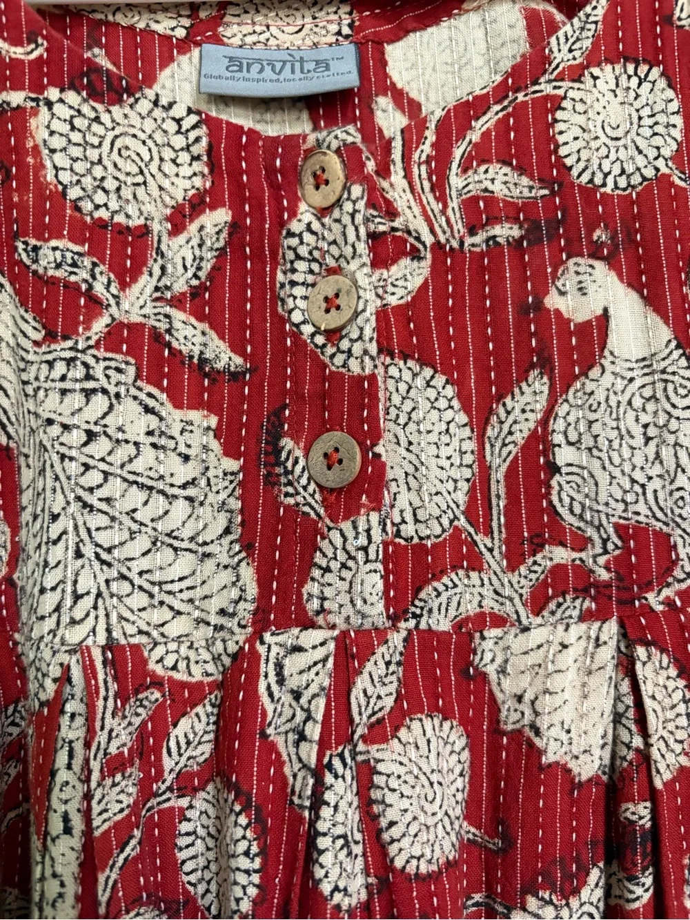 Anvita | Dresses | Anvita Sleeveless Burnt Orange And Cream Floral Maxi ...